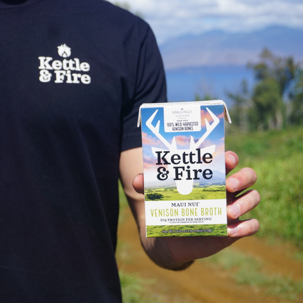 Maui Nui Venison Bone Broth [20g protein/serving] – Kettle & Fire