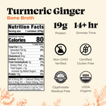 Turmeric Ginger Chicken Bone Broth | Turmeric bone broth [11g Protein ...